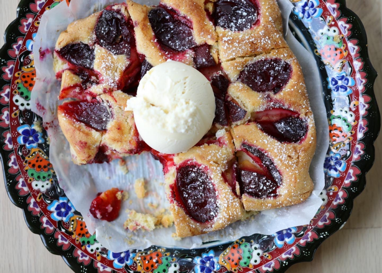 Plum Torte (New York Times Recipe) - Cucina by Elena