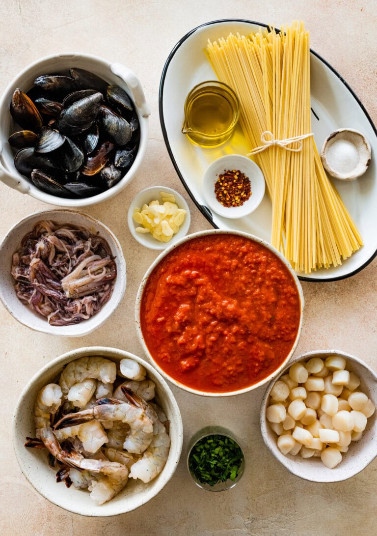 Seafood Pasta (Italian Frutti di Mare Recipe) - CucinaByElena