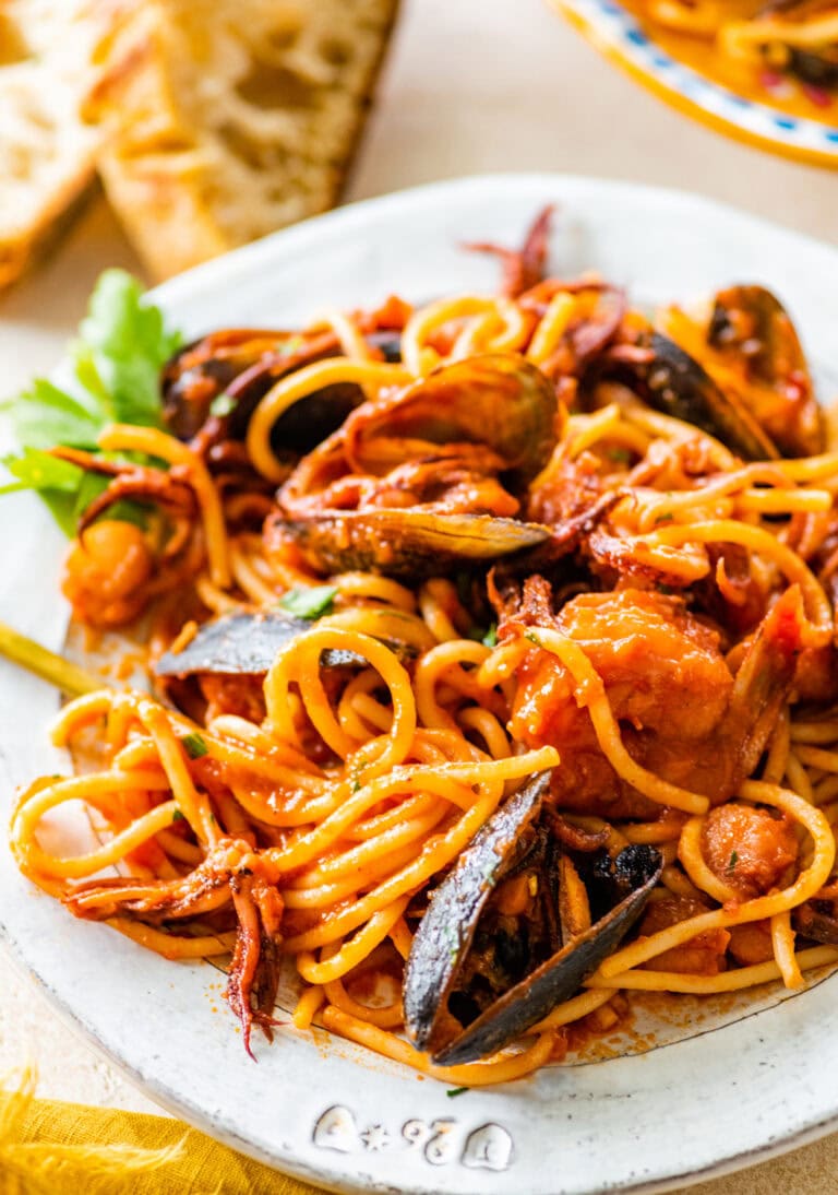 Seafood Pasta (Italian Frutti di Mare Recipe) - CucinaByElena