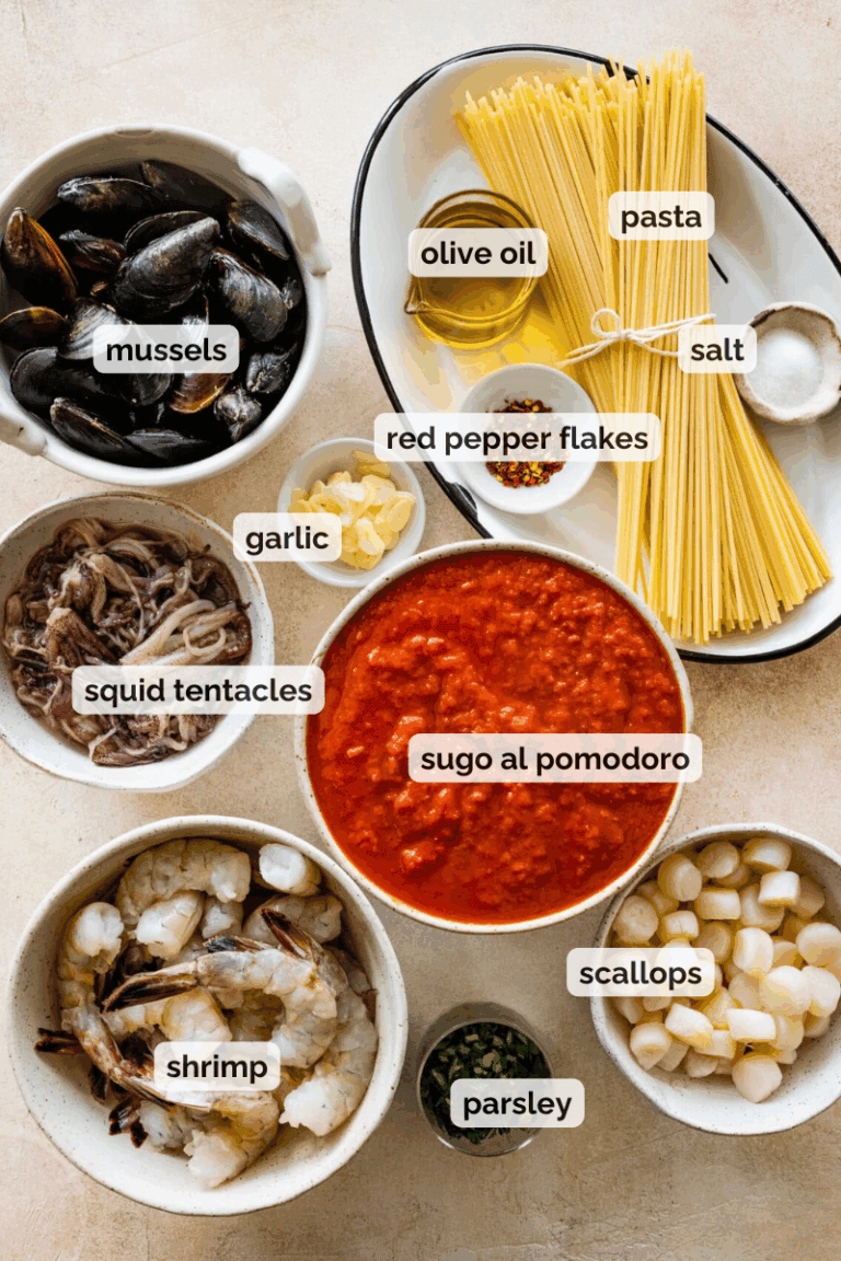 Seafood Pasta (Italian Frutti di Mare Recipe) - CucinaByElena