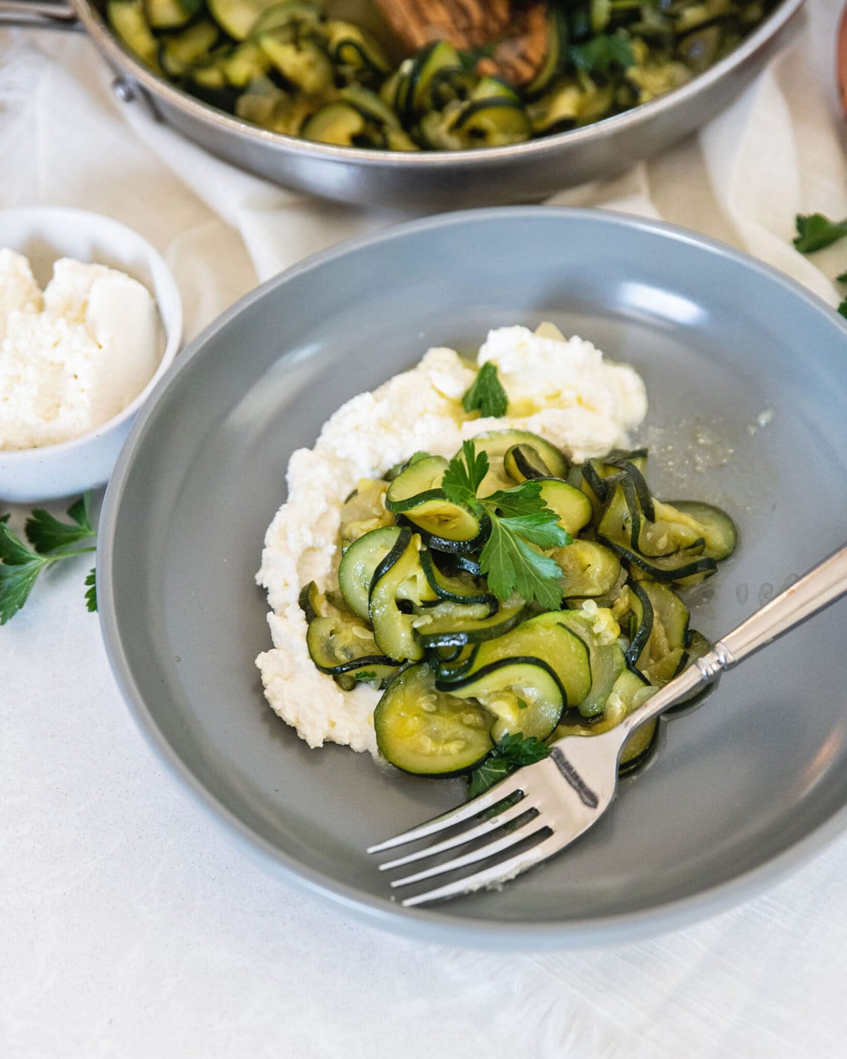 Sautéed Italian Zucchini and Onion - CucinaByElena