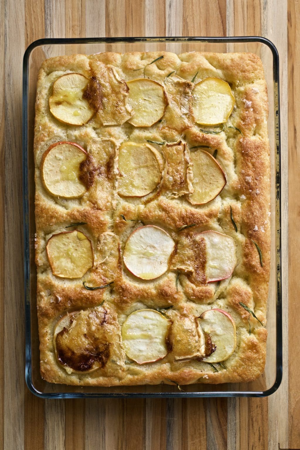 Italian Focaccia with Apples and Cheese - Cucina by Elena