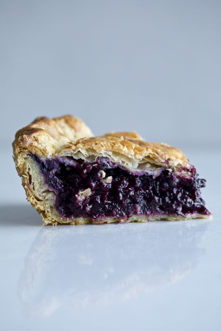Best Bursting Blueberry Pie Flaky Crust - Cucina by Elena