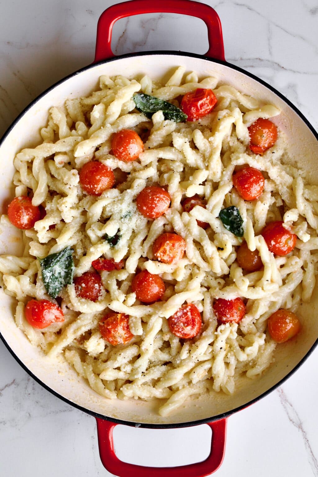 Gemelli Pasta Recipe with Tomatoes and Mascarpone - CucinaByElena