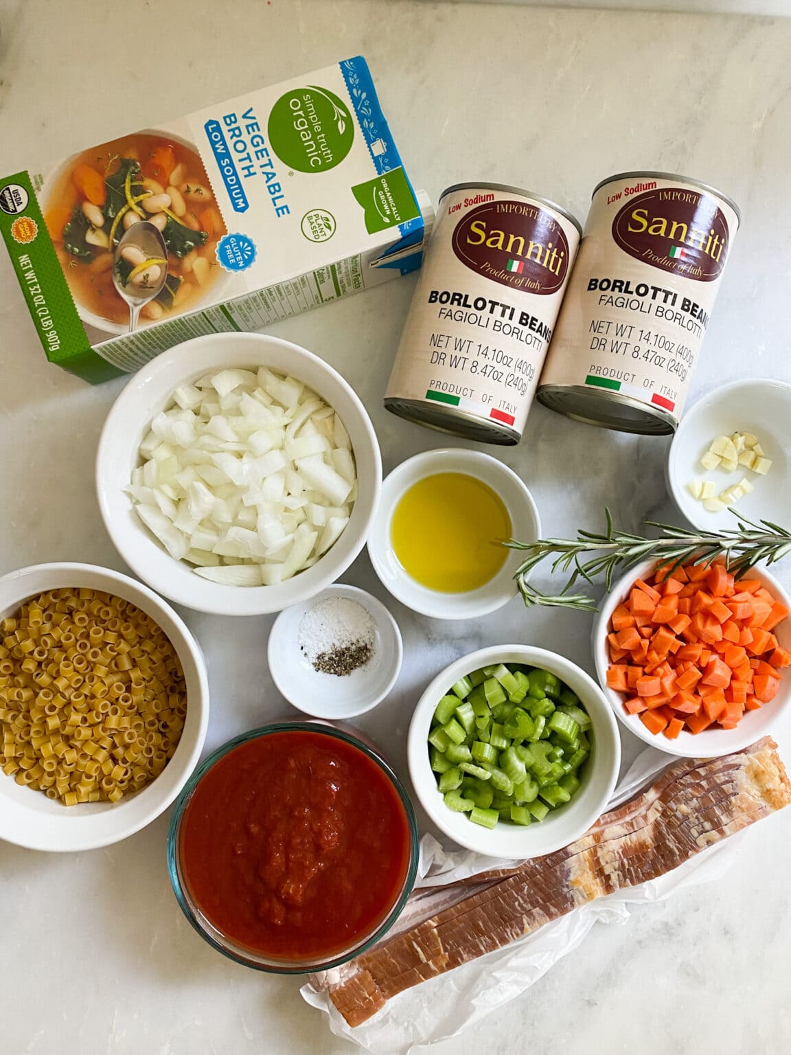 Pasta e Fagioli (Italian Pasta and Bean Soup) - CucinaByElena