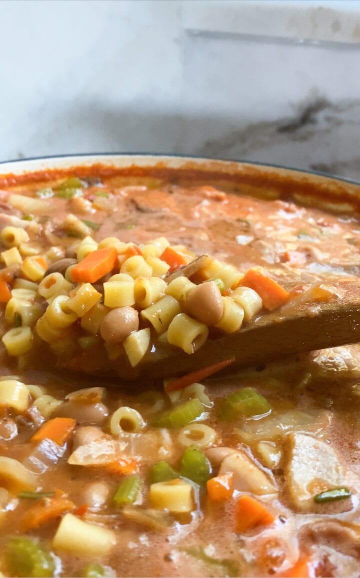 Pasta e Fagioli (Italian Pasta and Bean Soup) - CucinaByElena