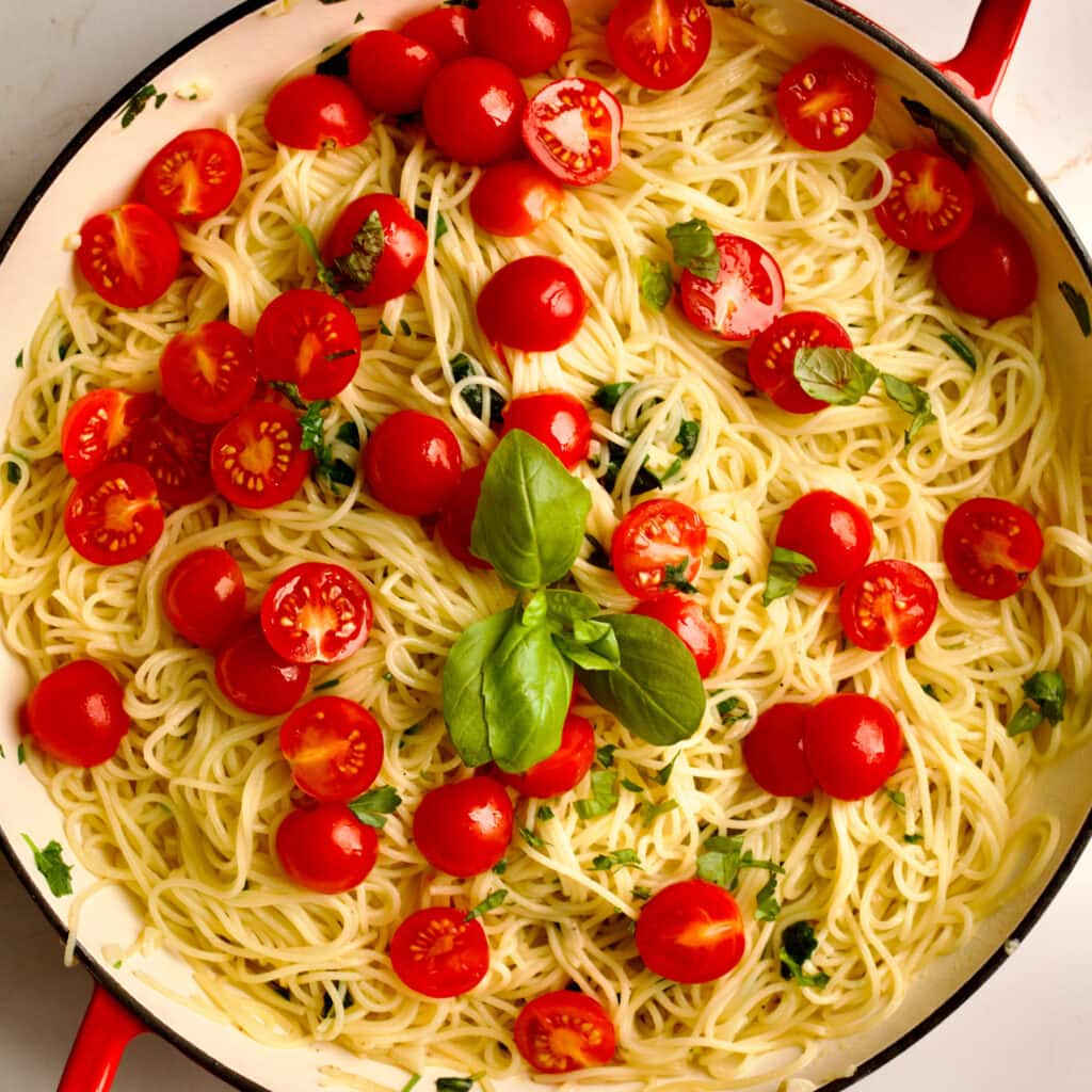 Easy Angel Hair Pasta Recipe - Cucina by Elena