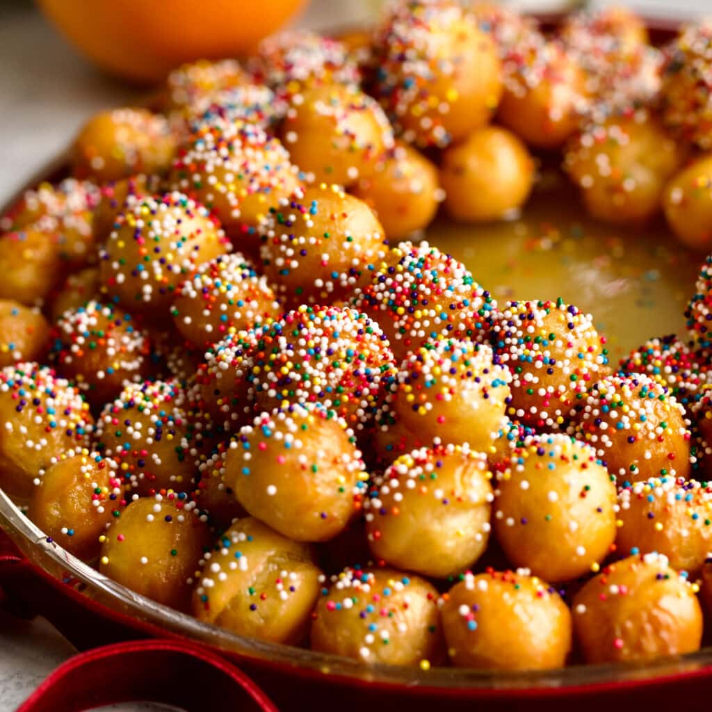 Struffoli Recipe (Italian Honey Balls) - Cucina by Elena
