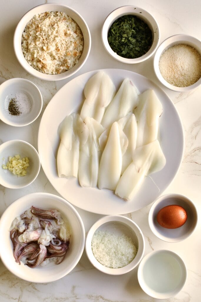 Italian Stuffed Calamari Recipe in Tomato Sauce - CucinaByElena