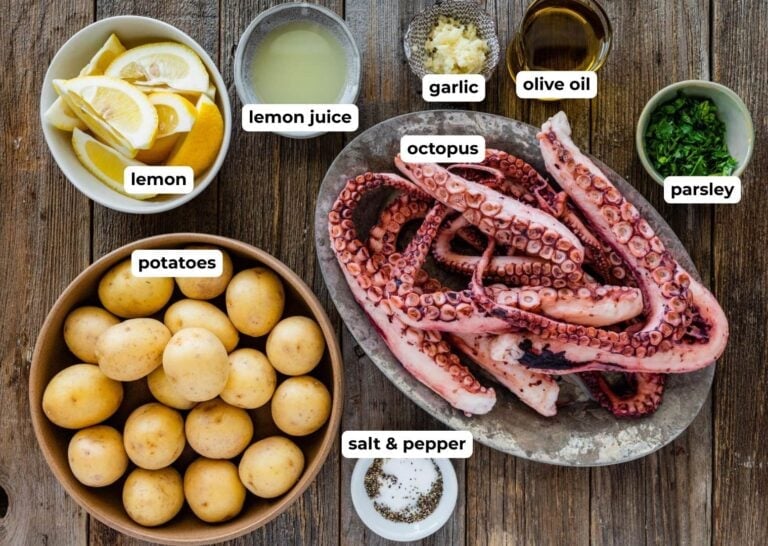 Italian Octopus Salad with Potatoes (Insalata Di Polpo) - Cucina by Elena