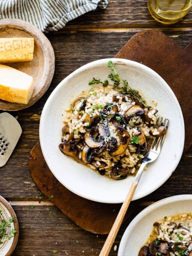Mushroom Risotto Recipe - CucinaByElena