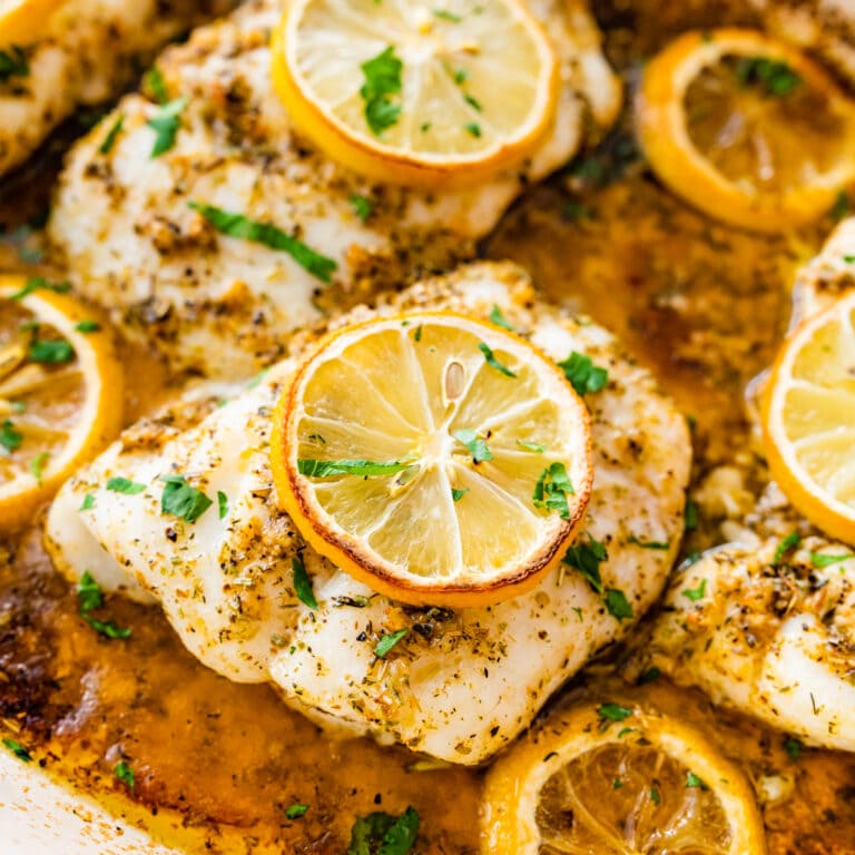 Easy Oven Baked Cod Recipe (Lemon Butter and Herb) - Cucina by Elena