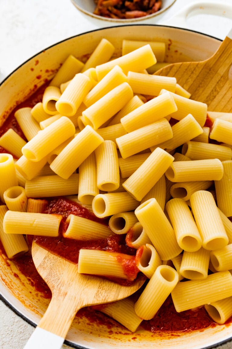 Pasta alla Zozzona Recipe (Roman Sausage Rigatoni) - Cucina by Elena