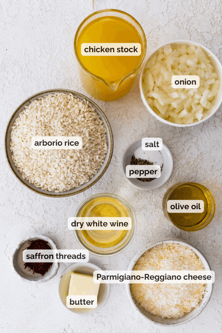 Creamy Risotto alla Milanese (Saffron Risotto) - Cucina by Elena