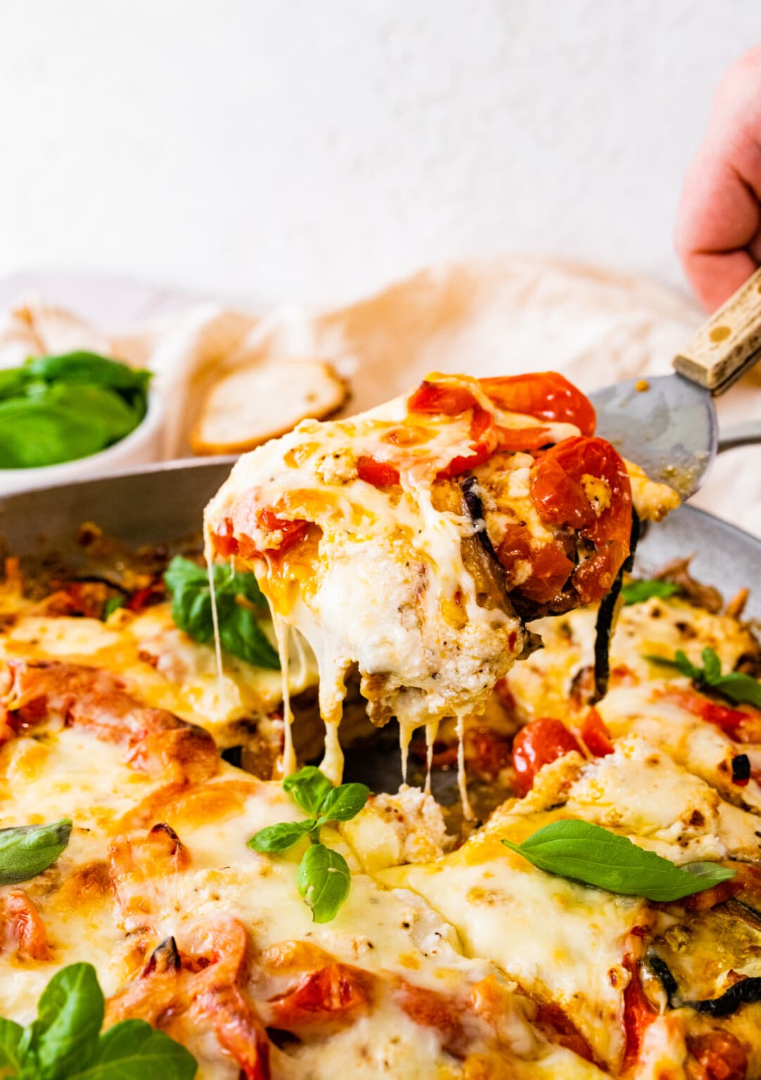 Layered Eggplant, Zucchini, Tomato Casserole Recipe - Cucina by Elena