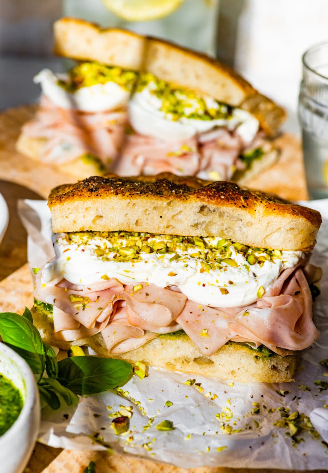 Italian Mortadella Sandwich - CucinaByElena
