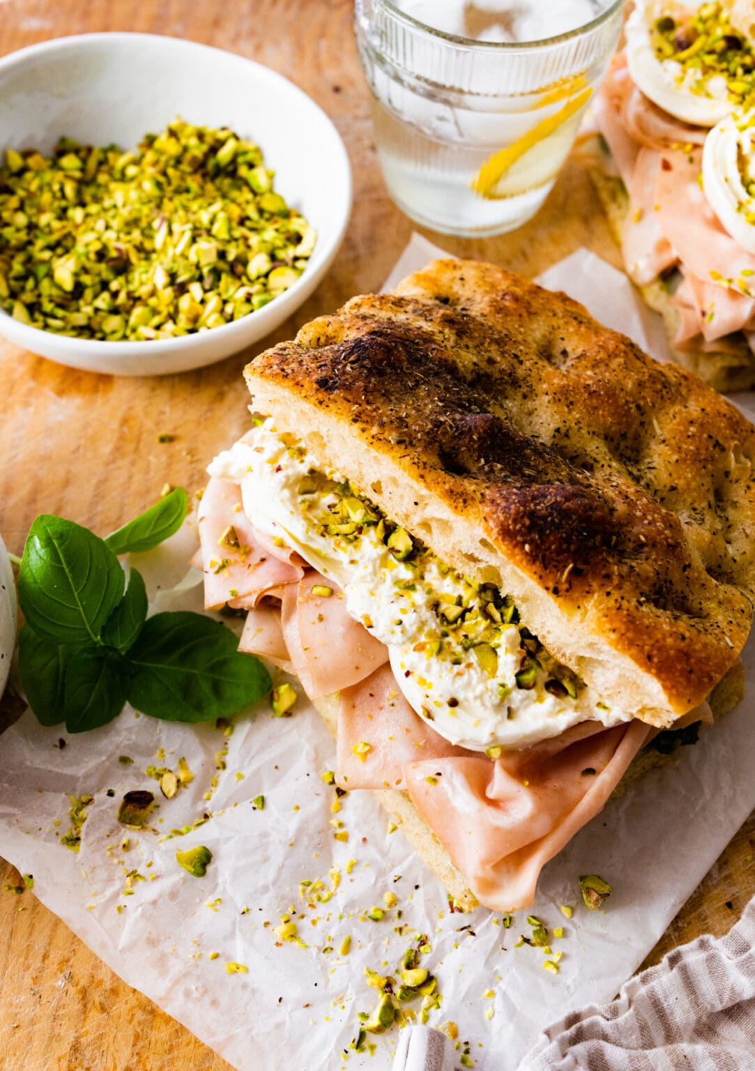 Italian Mortadella Sandwich - CucinaByElena