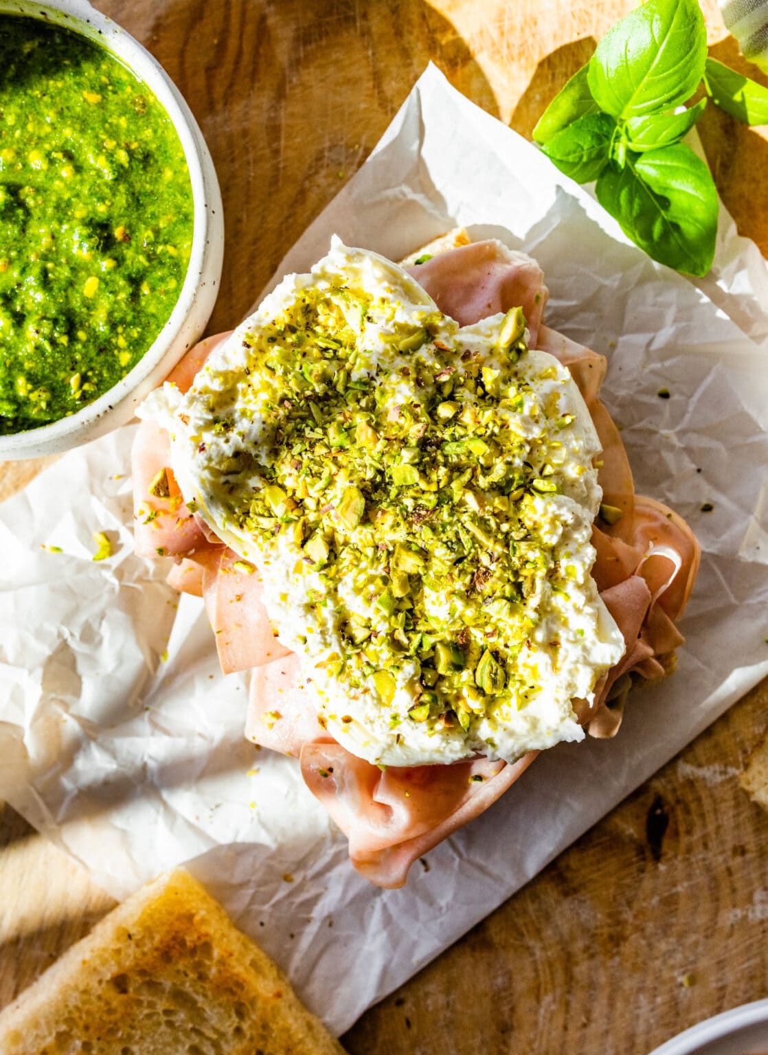 Italian Mortadella Sandwich - CucinaByElena