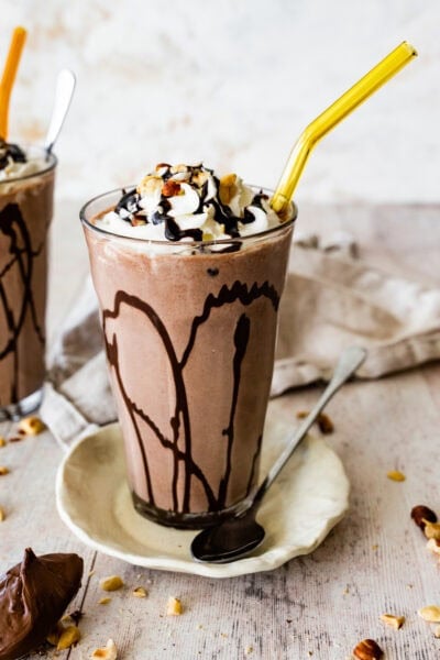 Ultimate Nutella Milkshake (3 Ingredients!) - Cucina by Elena