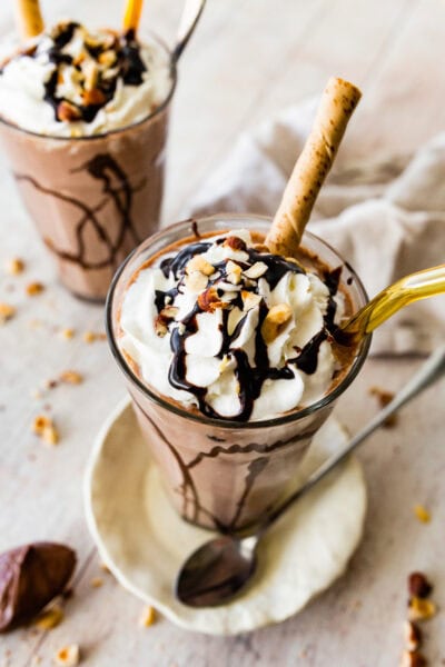 Ultimate Nutella Milkshake (3 Ingredients!) - Cucina by Elena