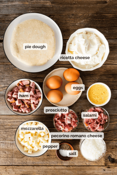 Pizza Rustica Recipe (Italian Easter Pie) - Cucina by Elena
