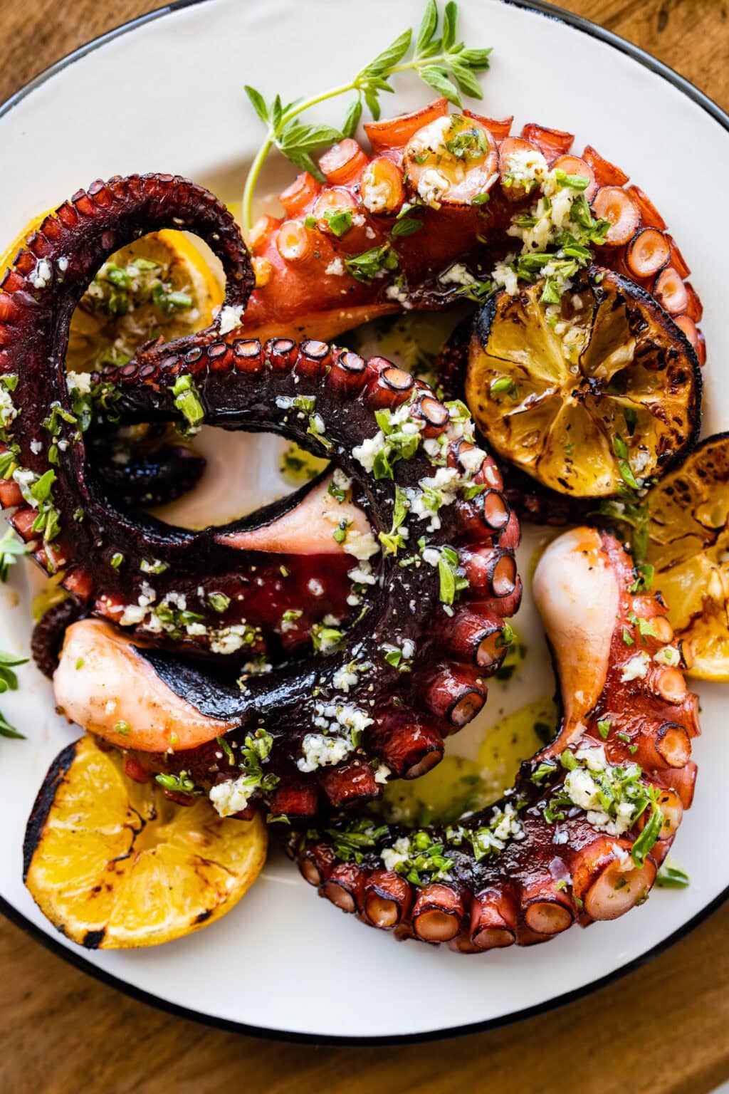 Easy Grilled Octopus Recipe with Lemon (Greek Style) - Cucina by Elena