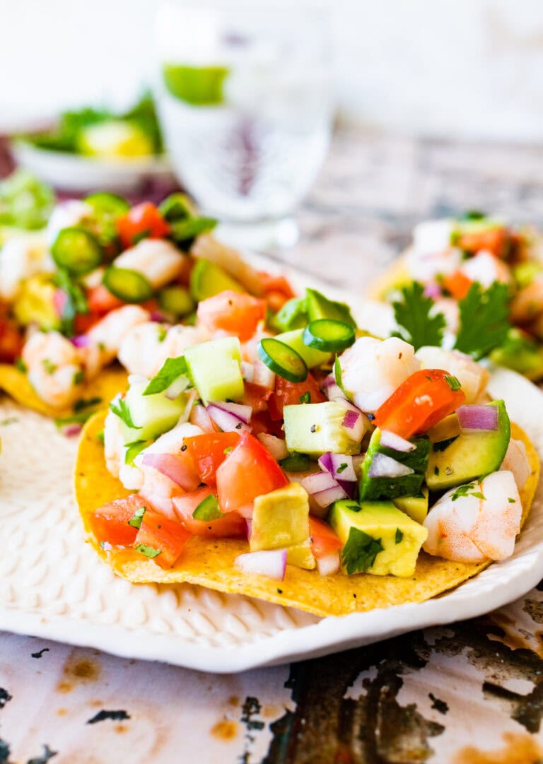 Easy Shrimp Ceviche Recipe with Avocado (So Fresh!) - Cucina by Elena