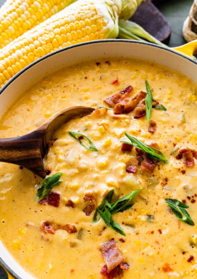 Simple Summer Corn Chowder Recipe (Best Ever!) - Cucina by Elena