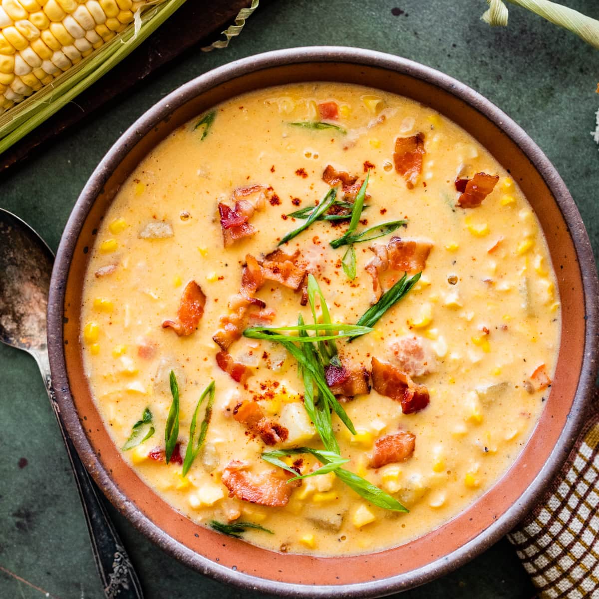 Summer Corn Chowder (Simple) - Cucina by Elena