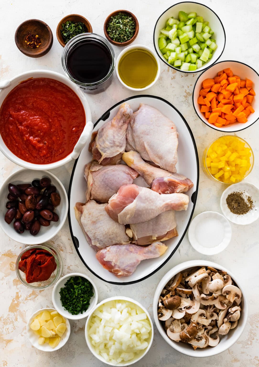 Chicken Cacciatore (Italian Chicken Stew Recipe) - Cucina by Elena