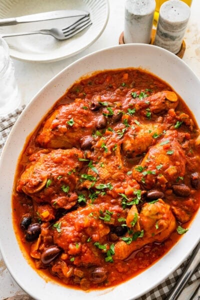 Chicken Cacciatore (Authentic Italian Chicken Stew) - Cucina by Elena