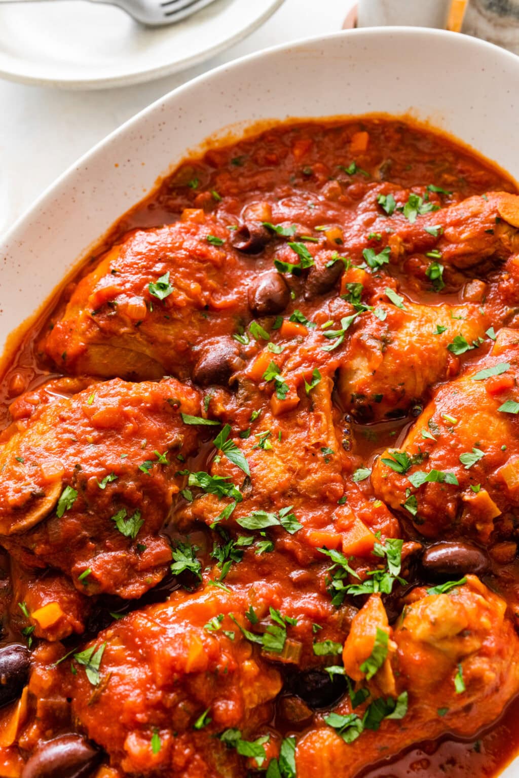 Chicken Cacciatore (Italian Chicken Stew Recipe) - Cucina by Elena