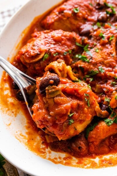 Chicken Cacciatore (Italian Chicken Stew Recipe) - Cucina by Elena