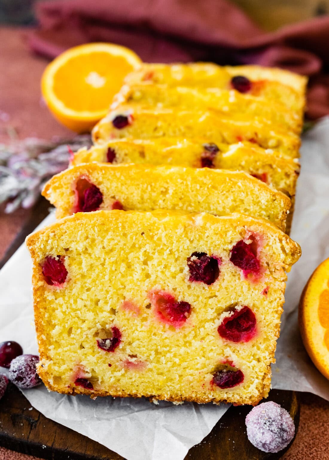 Cranberry Orange Bread - Cucina by Elena