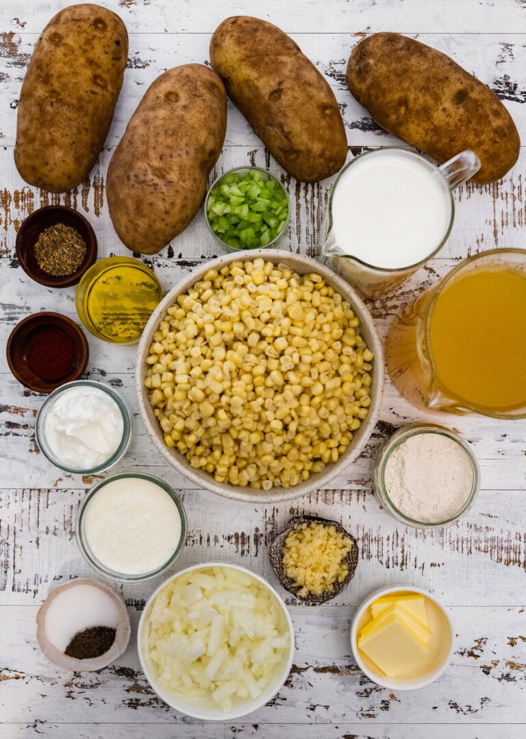 Creamy Potato Corn Chowder Recipe - Cucina by Elena