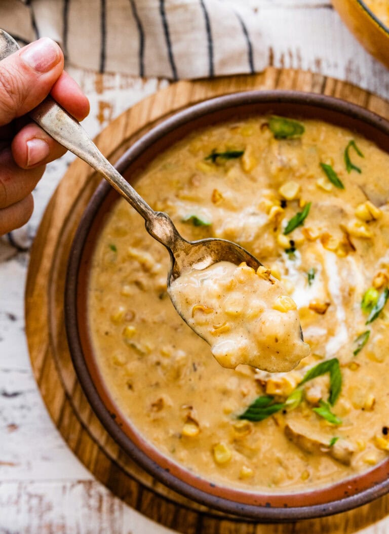 Creamy Potato Corn Chowder Recipe - Cucina by Elena