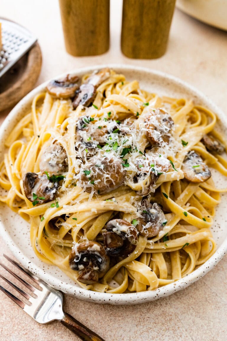 Creamy Mushroom Pasta (Easy) - Cucina by Elena