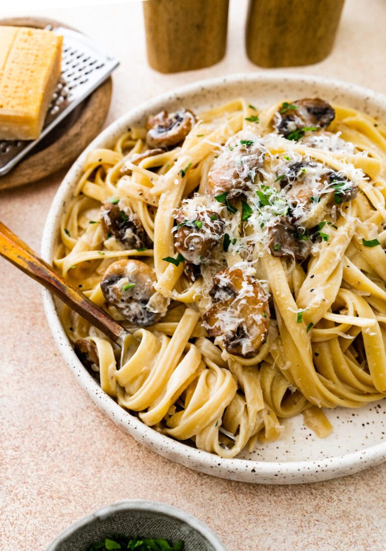 Creamy Mushroom Pasta (Easy) - Cucina by Elena