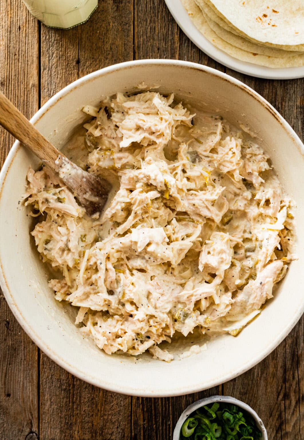 Creamy White Chicken Enchiladas Recipe - Cucina by Elena