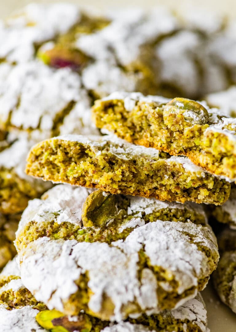 Pistachio Cookies (Italian-Style with Real Pistachios) - Cucina by Elena