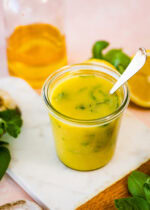 Lemon Basil Vinaigrette (Easy- 5 Ingredients) - Cucina by Elena