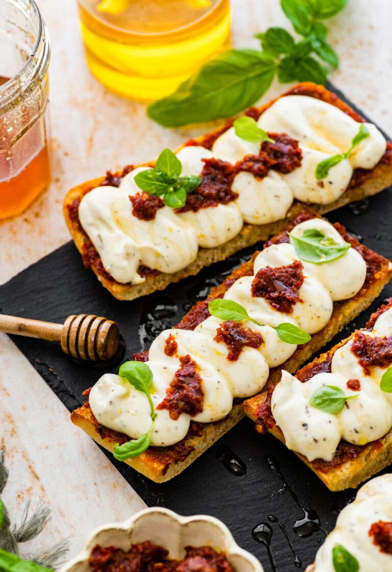 Nduja Ricotta Toast - Cucina by Elena
