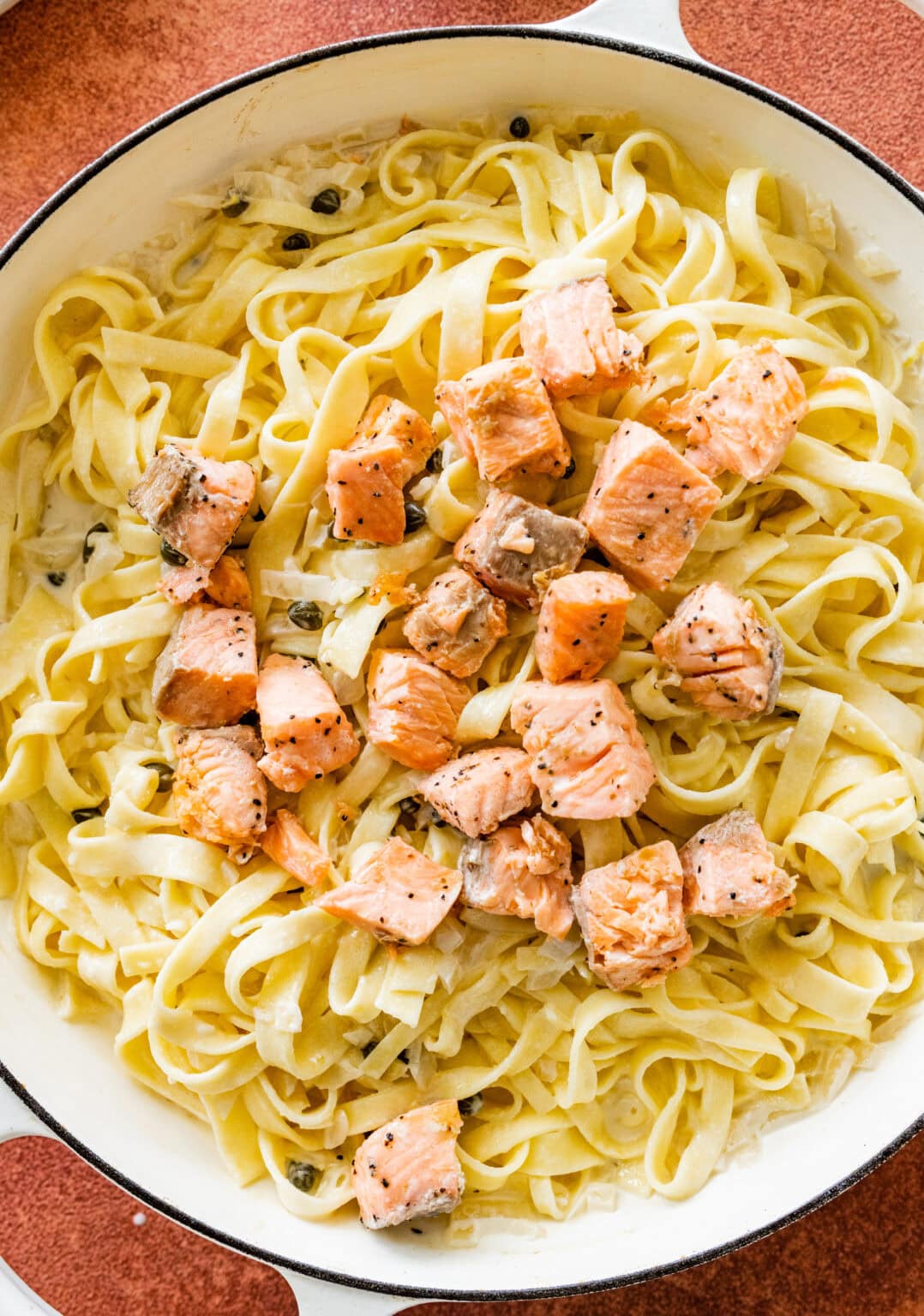 Creamy Salmon Pasta (Pasta Al Salmone) - Cucina by Elena
