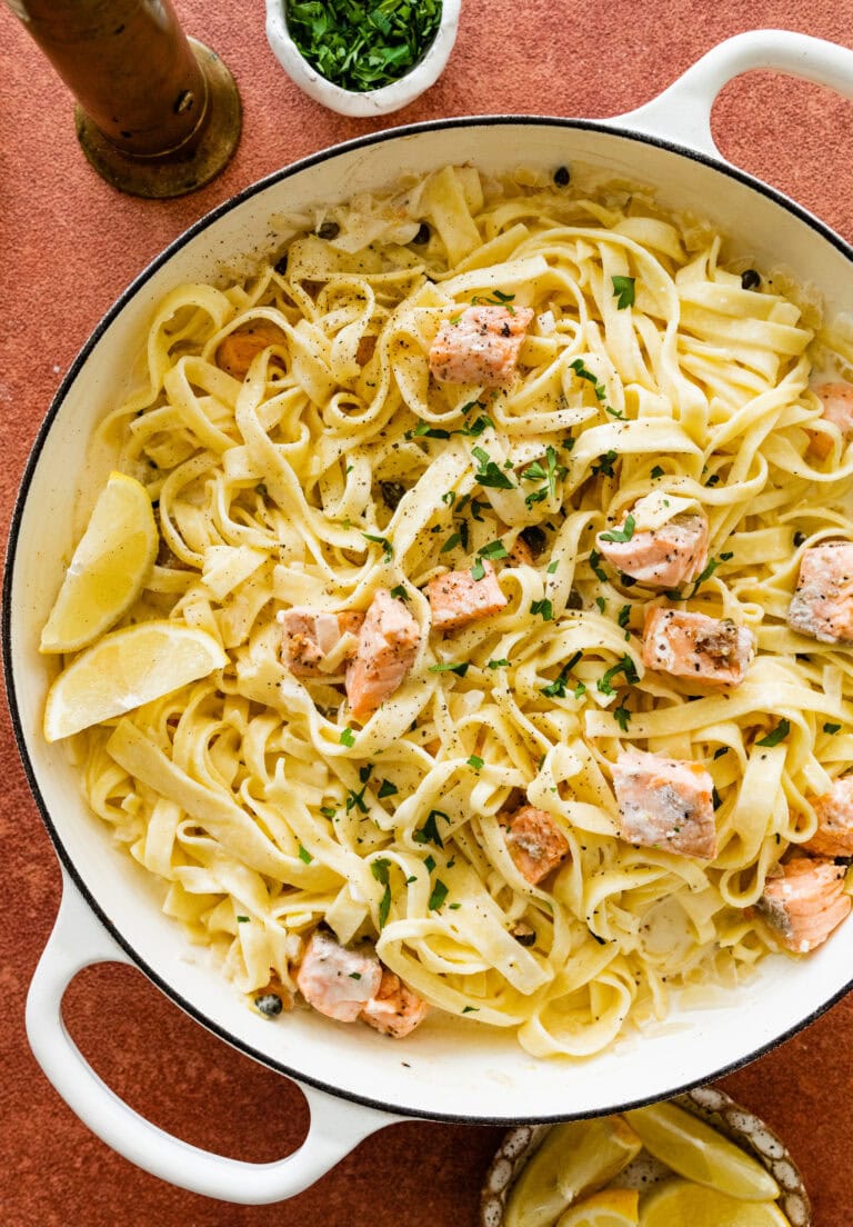 Creamy Salmon Pasta (Pasta Al Salmone) - Cucina by Elena