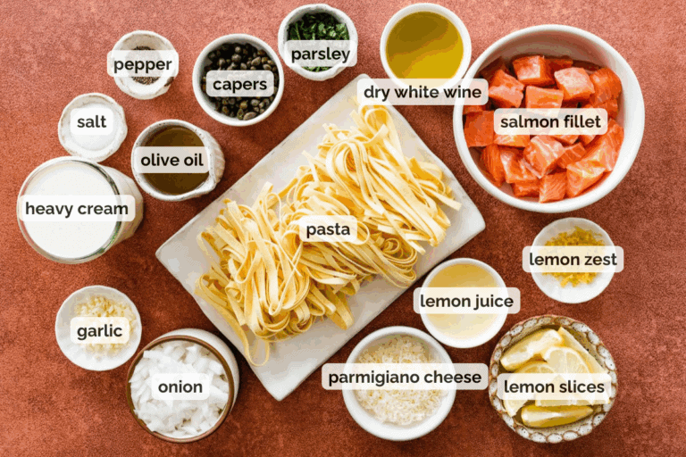 Creamy Salmon Pasta (Pasta Al Salmone) - Cucina by Elena