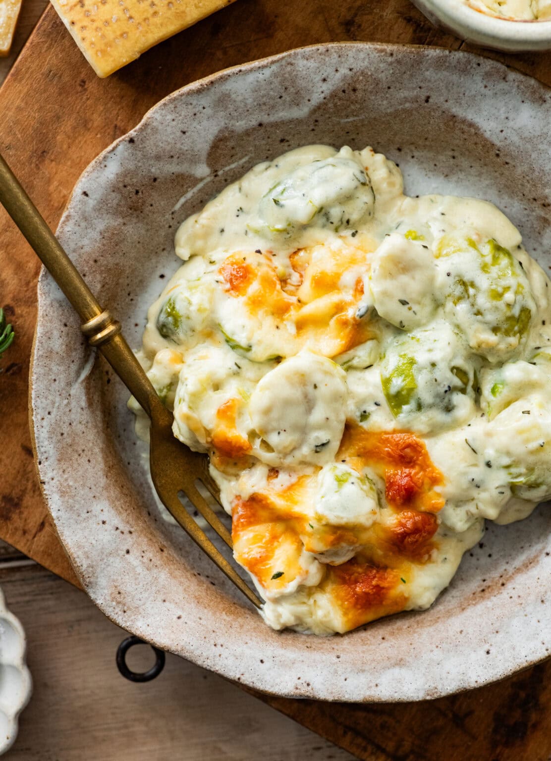 Creamy Brussels Sprouts - Cucina by Elena