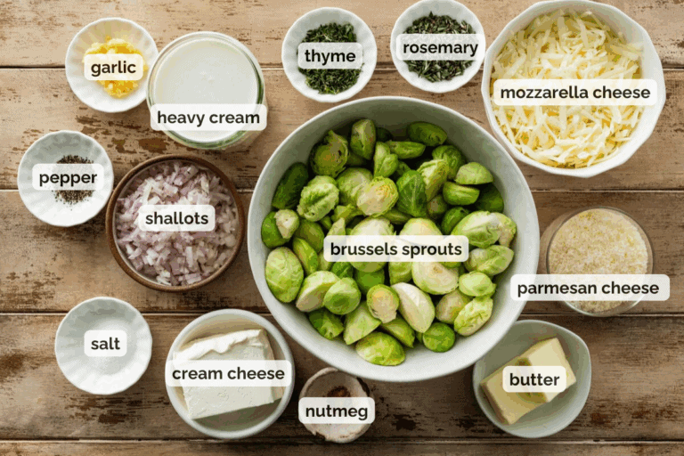 Creamy Brussels Sprouts - Cucina by Elena