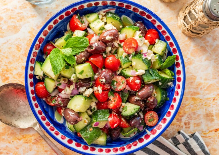 Mediterranean Cucumber Salad - Cucina by Elena