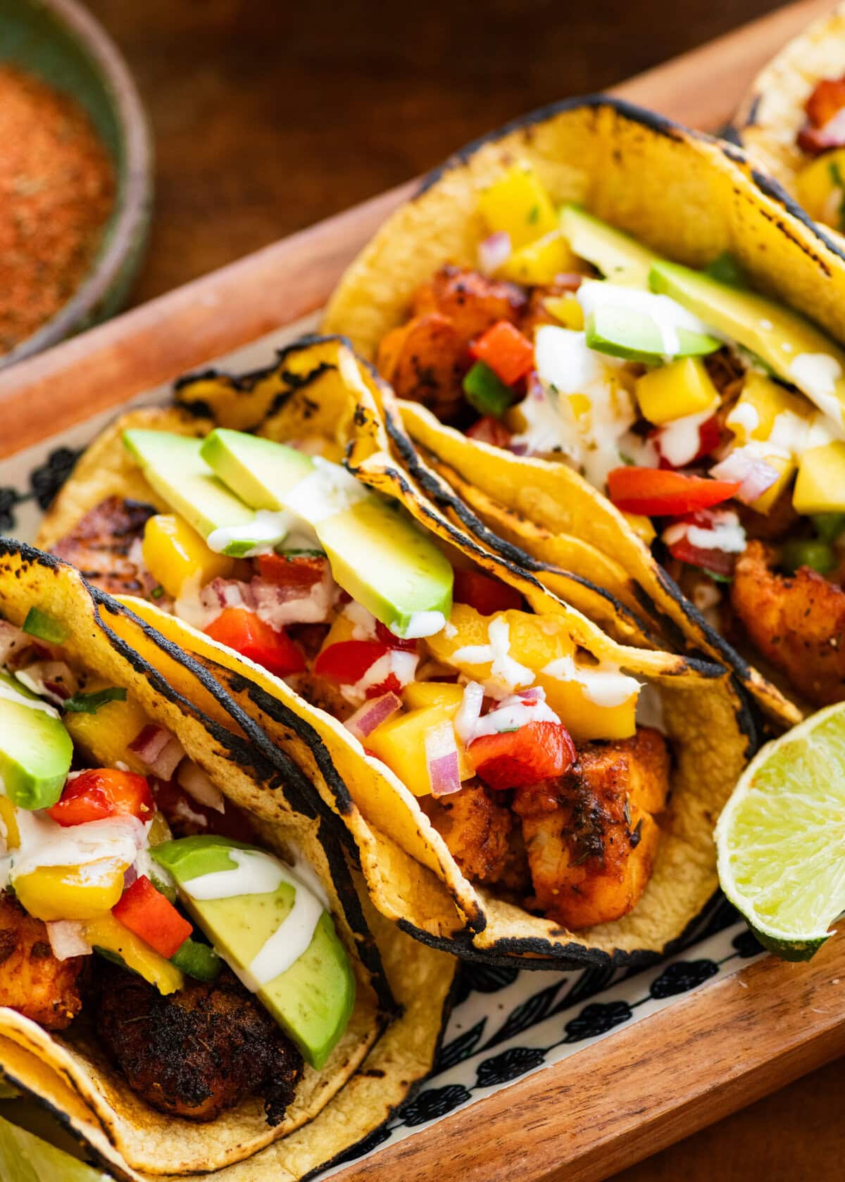 Fish Tacos with Mango Salsa - Cucina by Elena